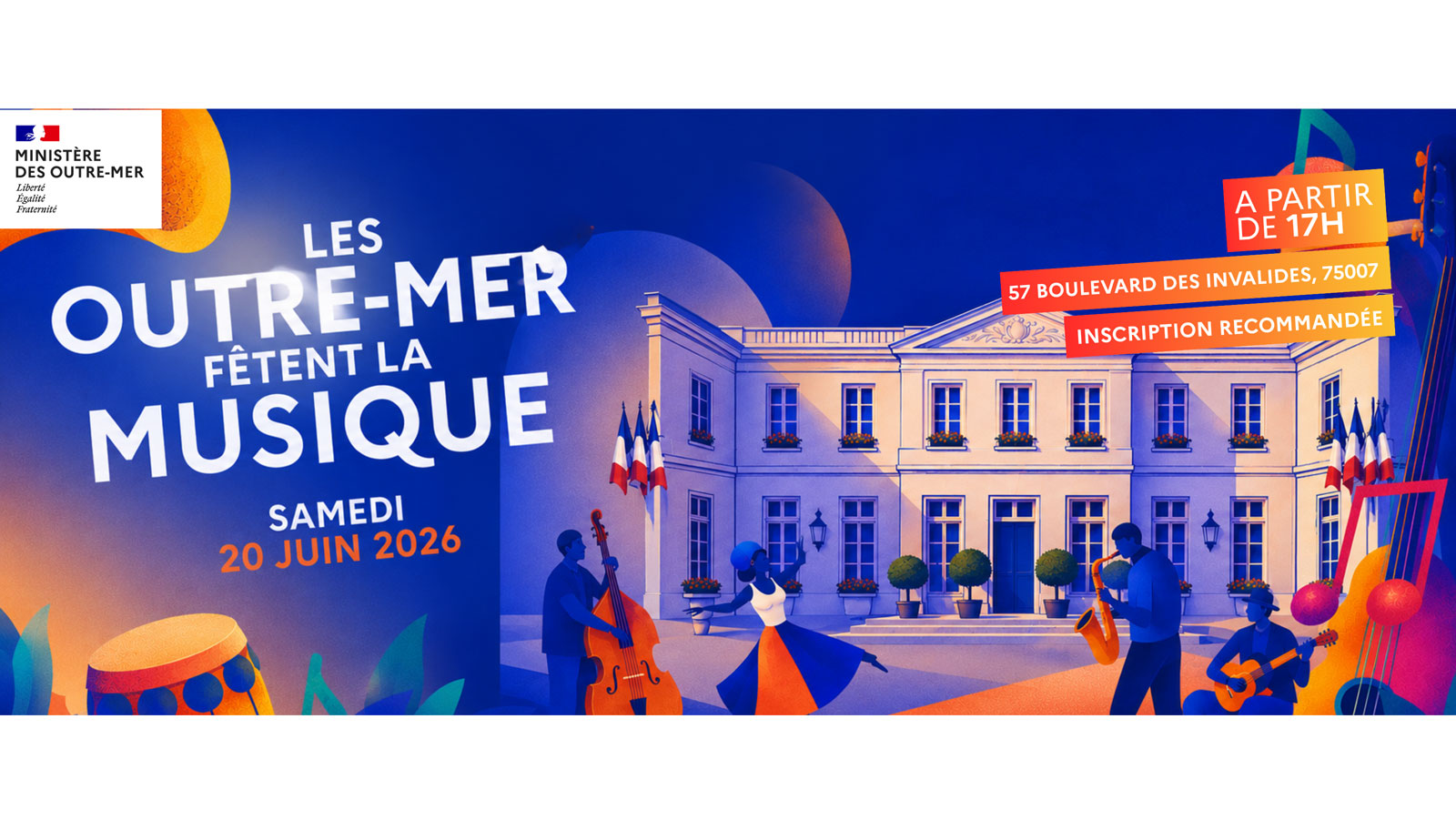 Le samedi 20 juin prochain, les Outre-mer célèbrent la musique dans les ...